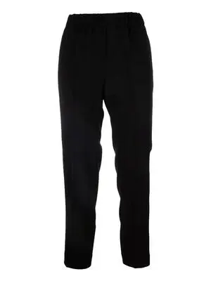 Peserico Elasticated-waistband Trousers - Black