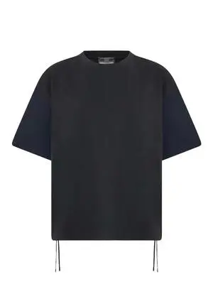 Herno Drawstring-hem T-shirt - Blue