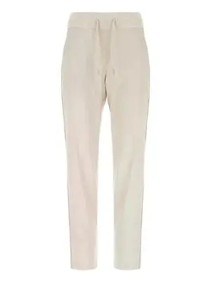 PANICALE Drawstring-waist Trousers - Neutrals