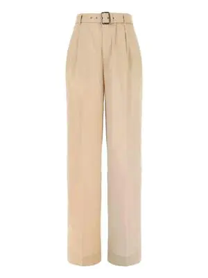 Iceberg Belted Pleated Trousers - Neutrals