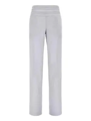 Iceberg Pleated-waistband Straight-leg Trousers - Grey