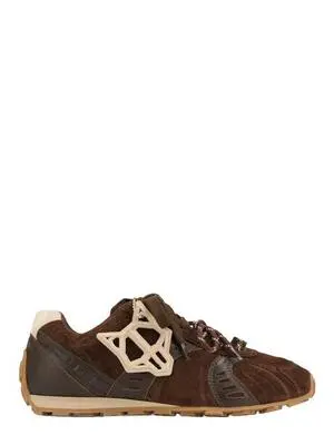 NAKED WOLFE Naked Wolfe Lapse Black Suede Sneakers Brown