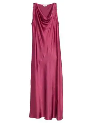 Antonelli Firenze Bead-embellished Cowl-neck Dress - Pink
