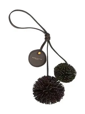 GIANNI CHIARINI Pom-pom Charm - Brown