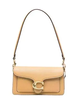 COACH C-Buckle Shoulder Bag Neutrals