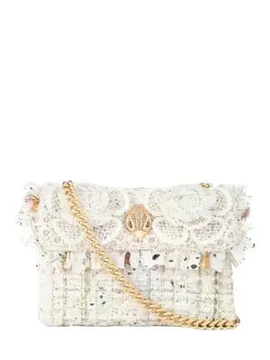 Kurt Geiger Mini Tweed Shoulder Bag - Neutrals