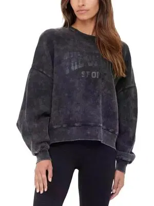 The Upside Paloma Logo Print Sweatshirt - Black