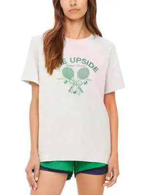 The Upside Graphic Print T-shirt - Grey