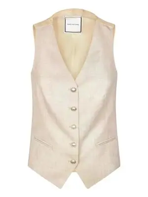 Tagliatore Button-up Waistcoat - Neutrals