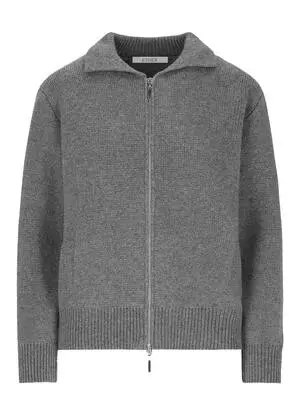 ETHER Zip Front Bomber - Grey