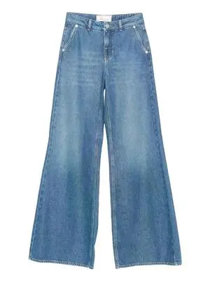 Blumarine Button-detailed Jeans - Blue