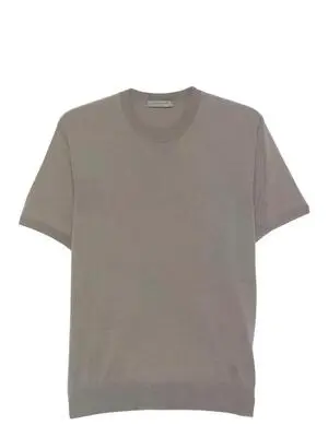 CORNELIANI Embroidered-logo T-shirt