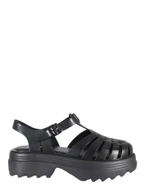 Melissa Buckle-detail Platform Sandals - Black