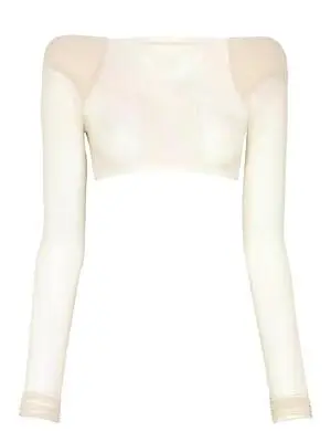 Rick Owens Padded-shoulder Top - Neutrals
