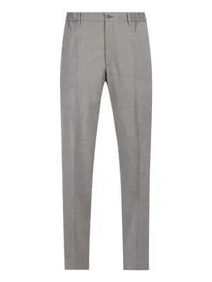 Tagliatore Elasticated-waistband Trousers - Grey