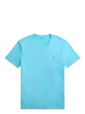 Polo Ralph Lauren Embroidered-logo T-shirt Blue