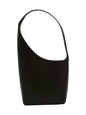 AESTHER EKME Asymmetric Leather Shoulder Bag - Brown
