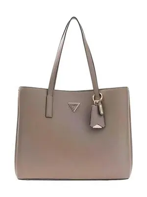 Guess Meridian Charm-detail Tote Bag - Neutrals