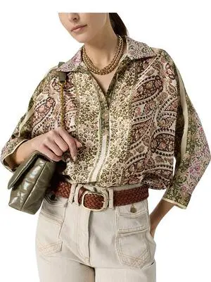 Gerard Darel Caurelie Silk Shirt - Multicolor