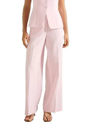 EVER NEW Lee Wide Leg Trousers - Cherry Blossom Suit