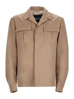 Herno Jacket With Pockets Beige