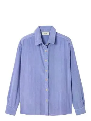 American Vintage Padow Corduroy Shirt - Purple