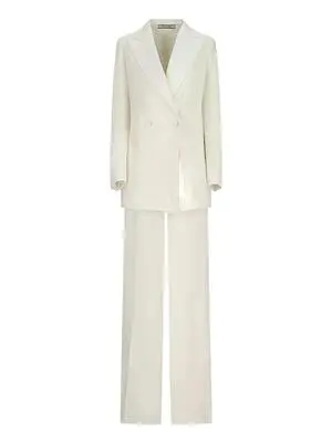 Tagliatore Double-breasted Peak-lapel Blazer - Neutrals