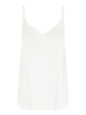 Antonelli Firenze Spaghetti-strap V-neck Top - White