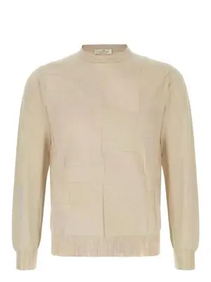 PANICALE Patchwork Sweater - Neutrals