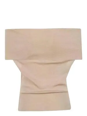 Almada Label Poppy Top - Neutrals