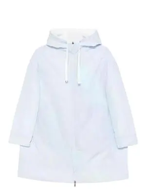 Herno Drawstring Hooded Parka - Blue