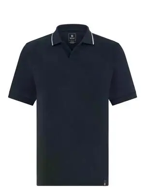 Boggi Milano Open-collar T-shirt - Blue