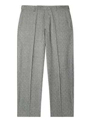 Paul Smith Pressed-crease Trousers - Grey