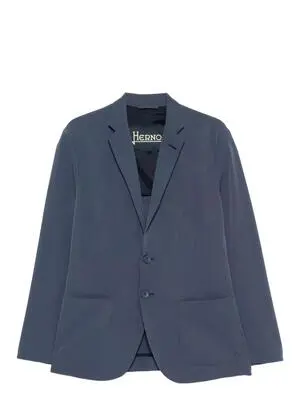Herno Notched-lapel Blazer - Blue