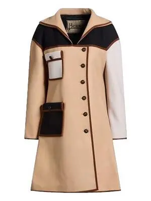 Herno Single-breasted Coat - Camel