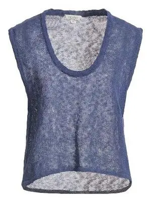 Crossley Sleeveless Crewneck Sweater - Blue