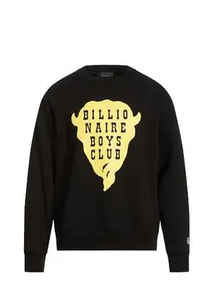 BILLIONAIRE BOYS CLUB Printed Cotton Sweatshirt - Black