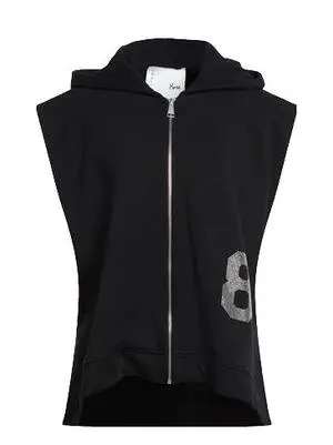 8PM Sleeveless Hooded Sweatshirt - Black