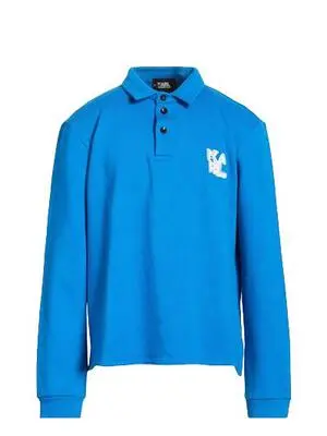 Karl Lagerfeld Cotton Sweatshirt Blue