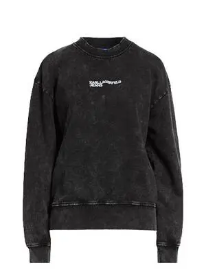 Karl Lagerfeld Organic Cotton Sweatshirt - Black