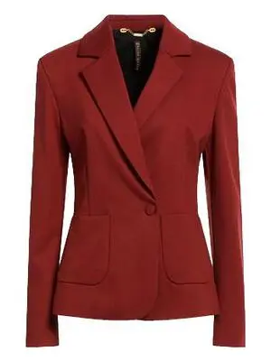 MANILA GRACE Single-Breasted Blazer Red