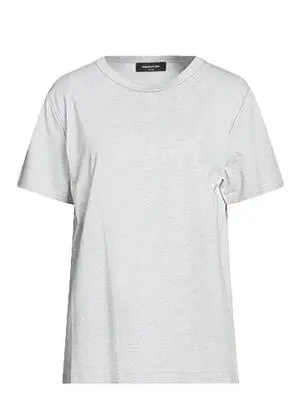 Fabiana Filippi Jersey T-shirt With Appliqués - Grey