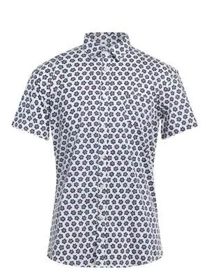 DANIELE ALESSANDRINI Shirt Size Cotton, Elastane - White