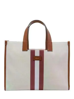 Bally Striped Tote Bag - Neutrals