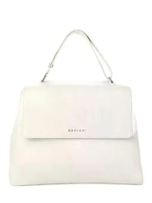 ORTIGNI Sveva Pebbled Tote - Neutrals