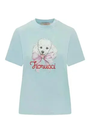Fiorucci Graphic-print T-shirt - Blue