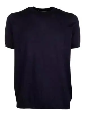 PAOLO RAGAZZINI Short-sleeved Sweater - Blue