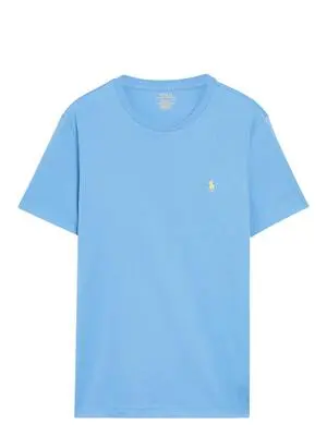 Polo Ralph Lauren Logo-embroidered Cotton T-shirt - Blue