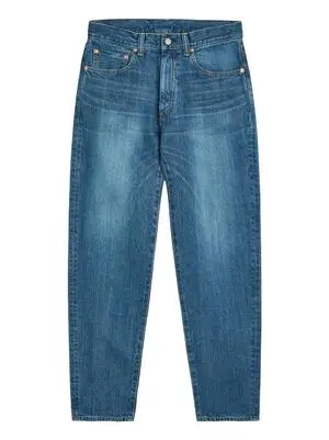 BLUE BLUE Relaxed Tapered-leg Jeans - Blue