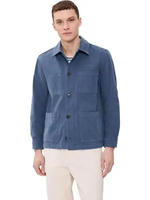 Portuguese Flannel Legacy Canvas Jacket - Blue